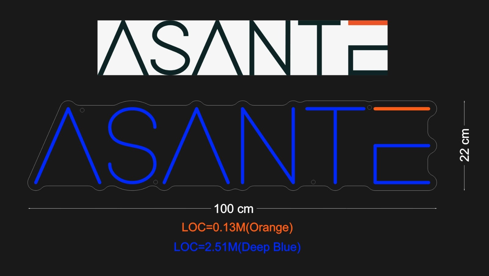 Custom Sign: ASANTE