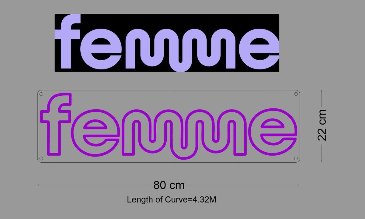 Custom Sign: femme
