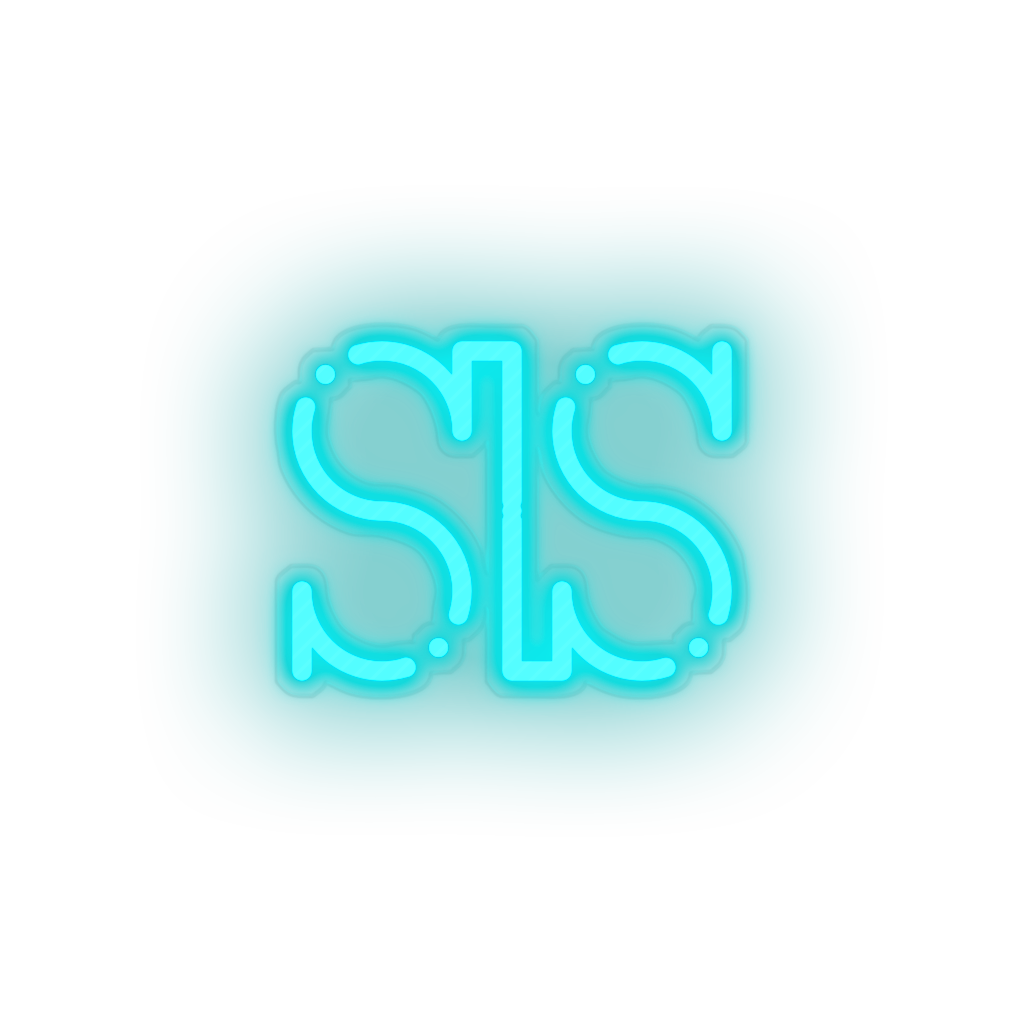 Salus Coin Neon Sign - Crypto Currency Led Neon Decor
