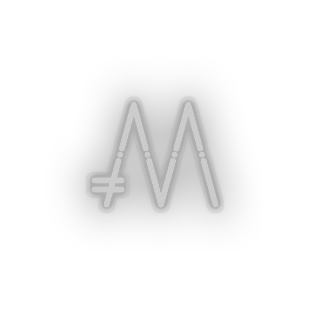 Mona Coin Neon Sign - Crypto Currency Led Neon Decor