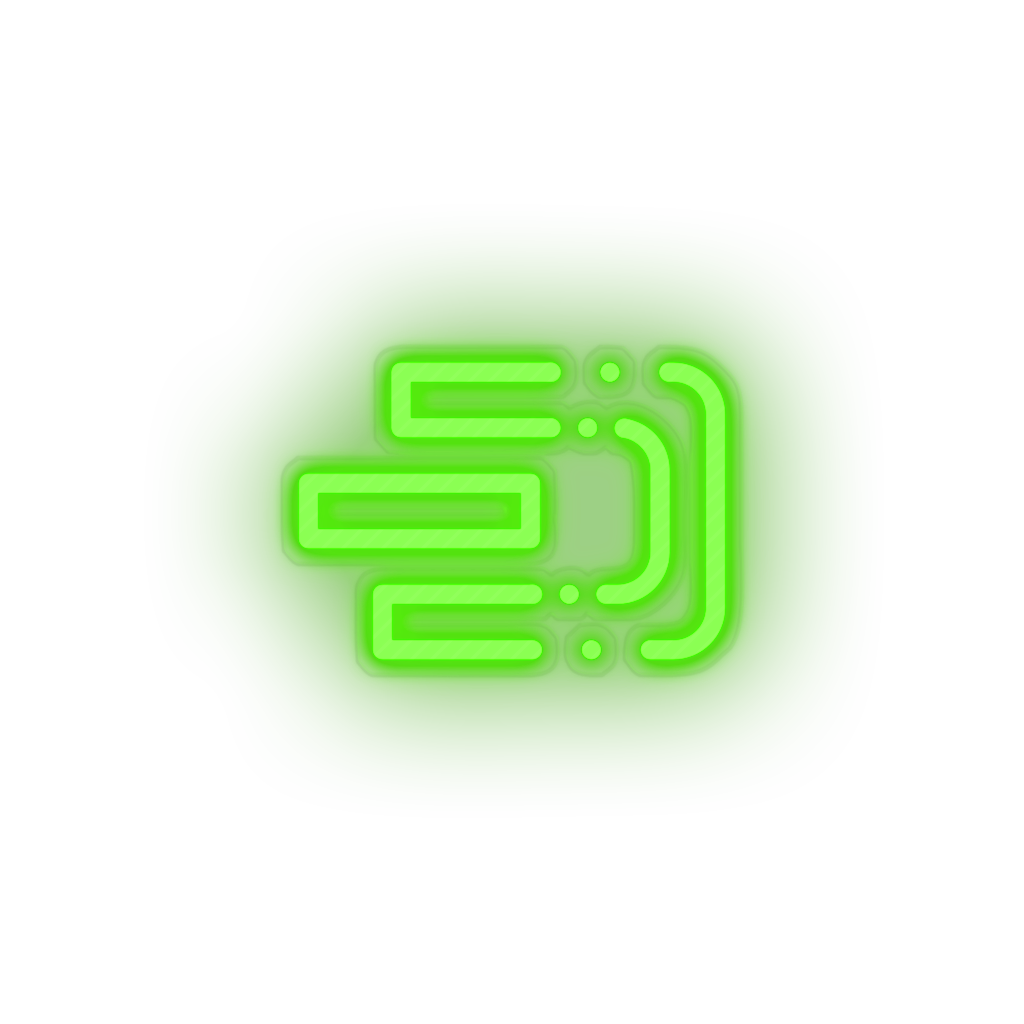 Dash Coin Neon Sign - Crypto Currency Led Neon Decor