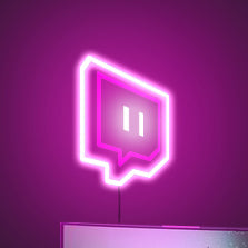 Twitch Neon Sign - Brands And Social Led Neon Decor